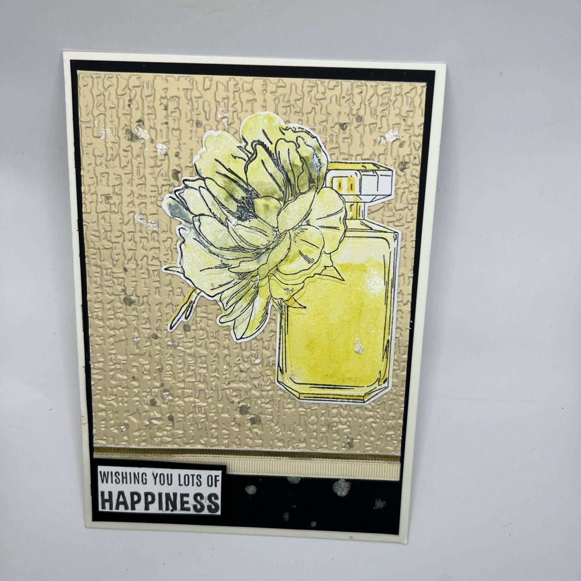 5 X 7 happy birthday perfume card – Pinky's Paper Design